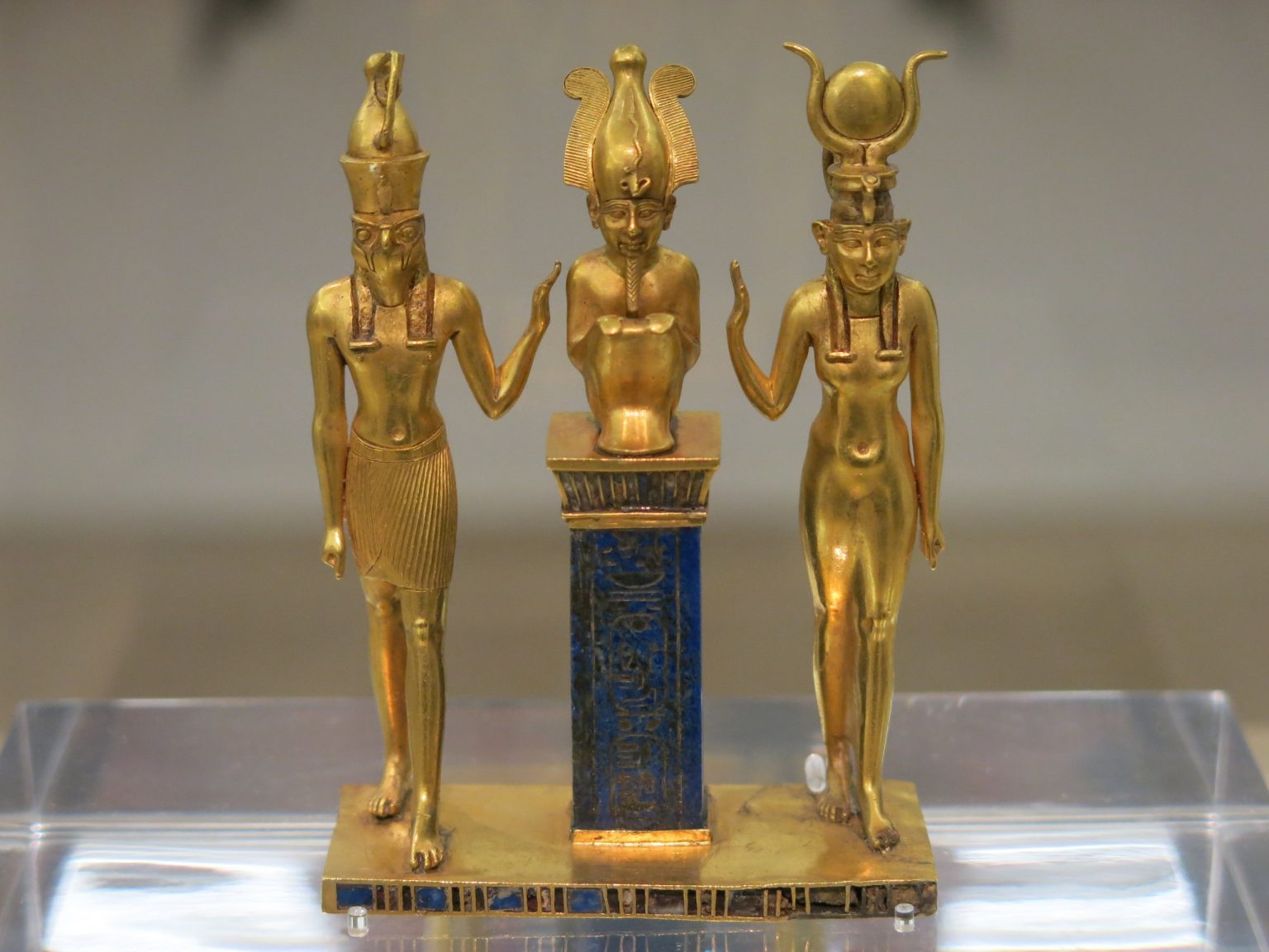 Triad of Osorkon: Osiris, Isis, & Horus - Academia Aesthetics