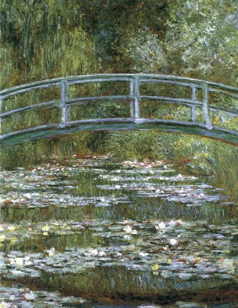 "Bridge over a Pond of Water Lilies" by Claude Monet - Academia Aesthetics